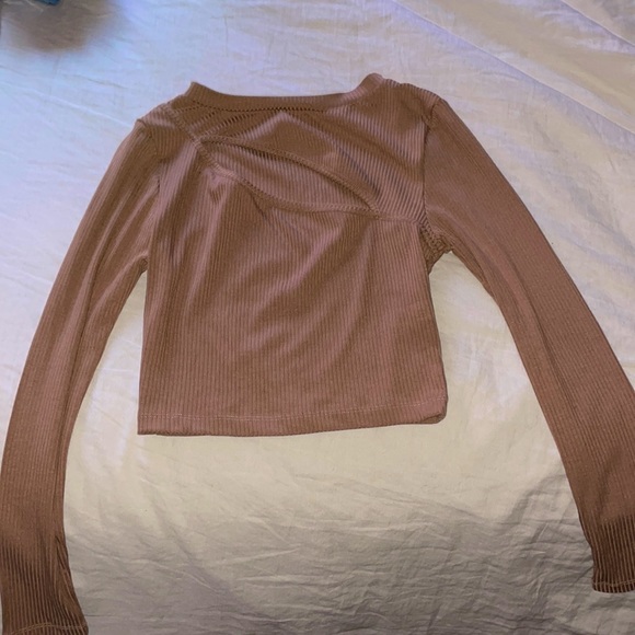 Hello Molly | Tops | Hello Molly Greek Postcards Top Tan S | Poshmark